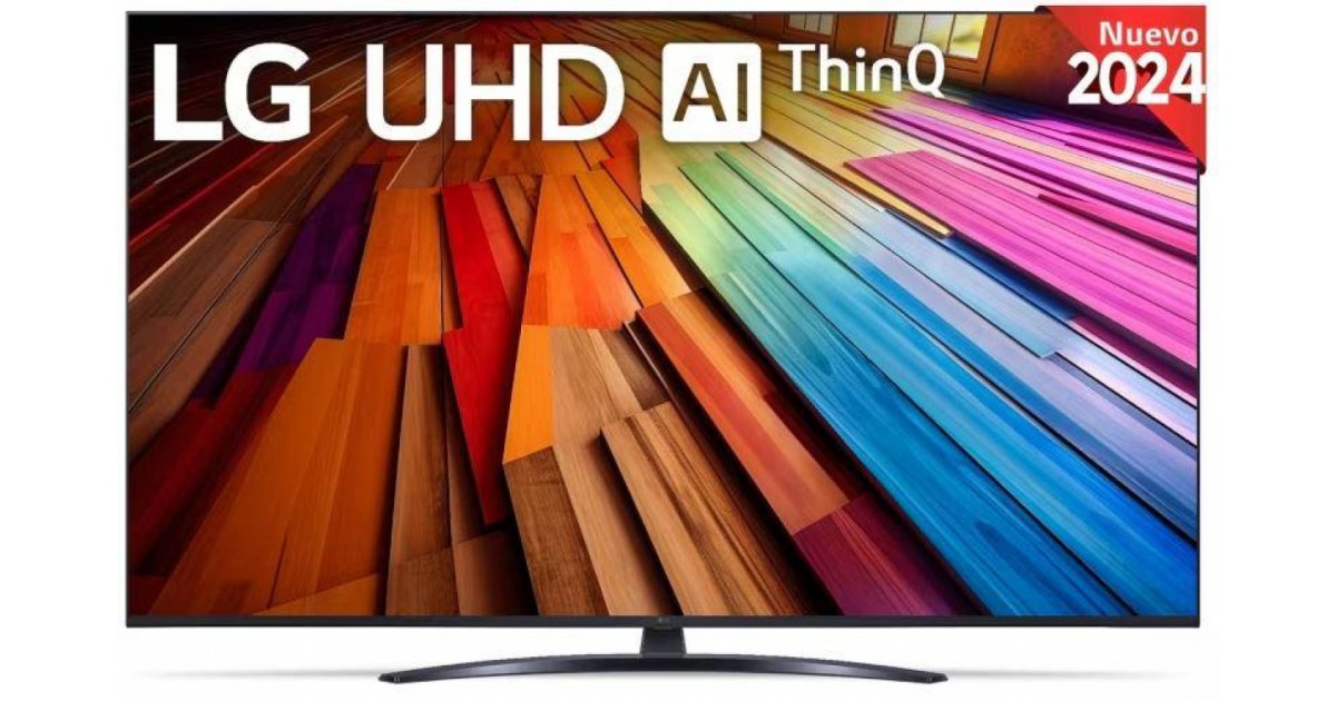 Televisión LED LG 55UT81006LA, 55", 4K Ultra HD, Smart TV, webOS 24 ...
