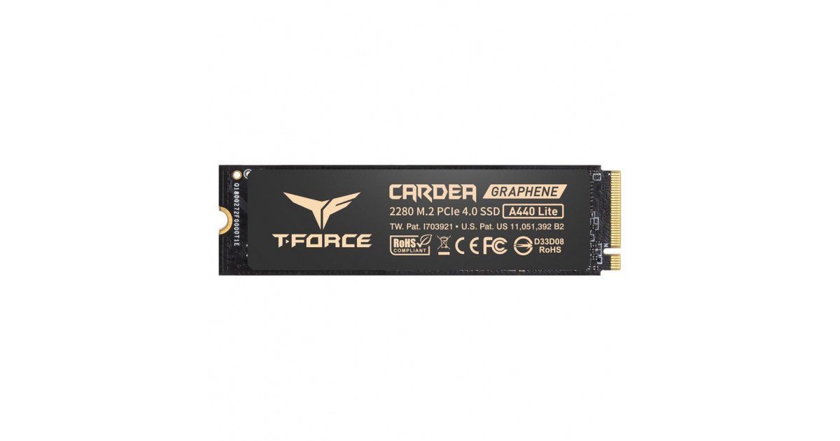 UNIDAD SSD M.2 TEAMGROUP 1TB T-FORCE A440 LITE, PCI 4, WHEAT STICKER…