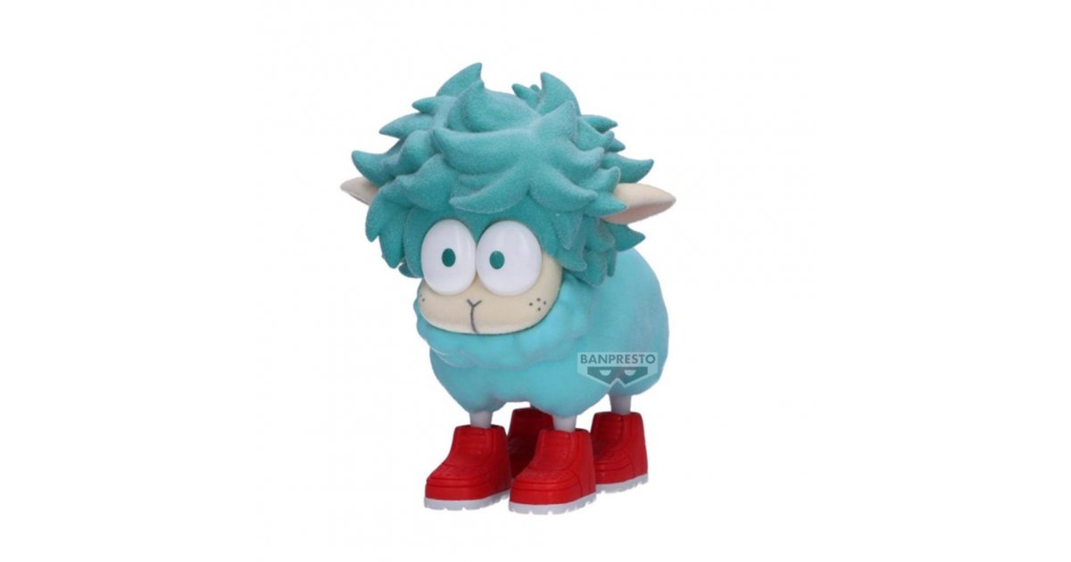 Figura banpresto my hero academia fluffy puffy deku sheep 7cm de ...