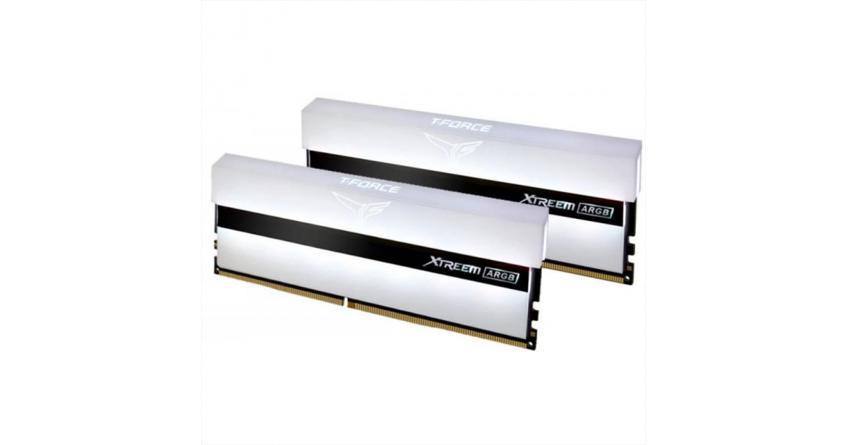MEMORIA RAM TEAMGROUP TFORCE XTREEM ARGB 64GB 32GBX2 DDR4 3200MHZ…