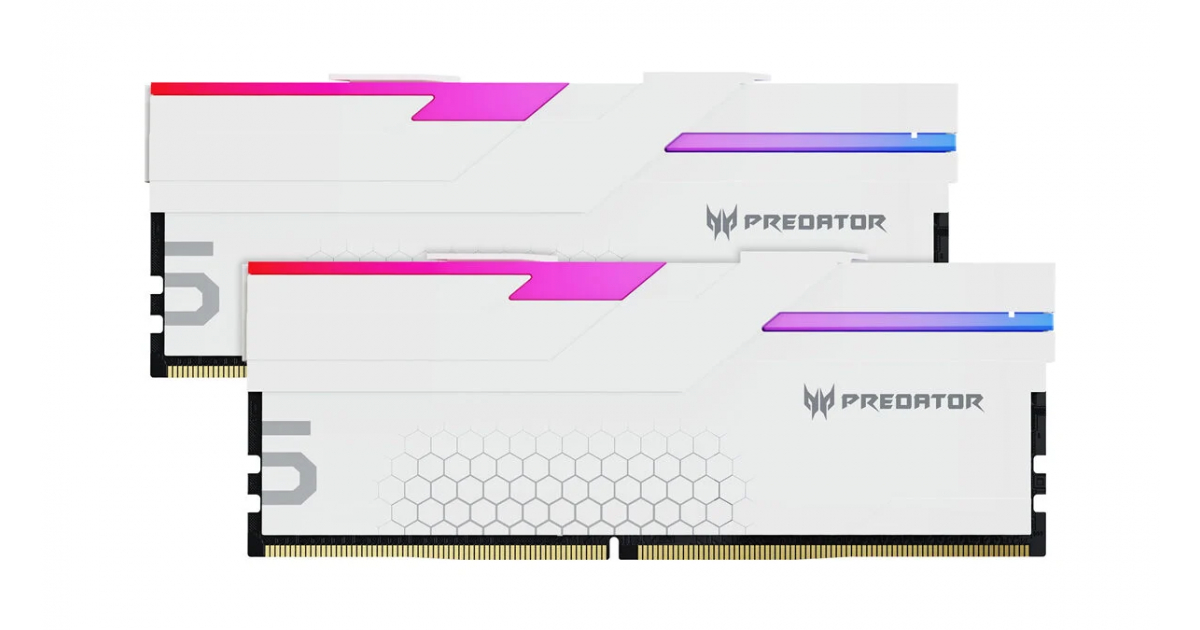 MEMORIA RAM ACER PREDATOR HERMES DDR5 6400MHz CL32 64GB (2x32GB)…