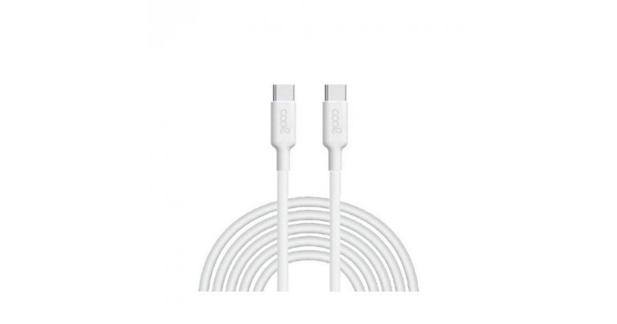 CABLE COOL USB -C A USB-C 3M WHITE de COOL ACCESORIOS en cables usb Maltec
