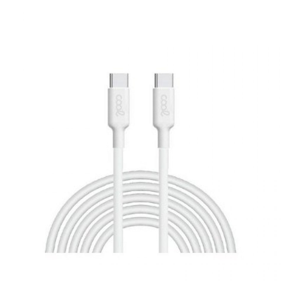 CABLE COOL USB -C A USB-C 3M WHITE de COOL ACCESORIOS en cables usb Maltec