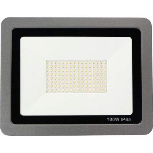 Foco LED 100W 6500K 8000lm IP65 GRIS de Garsaco en Proyectores focos ...