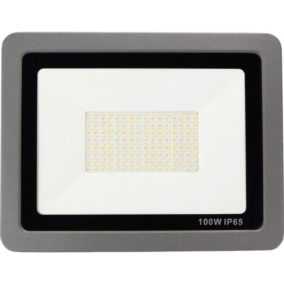 Foco LED 100W 6500K 8000lm IP65 GRIS de Garsaco en Proyectores focos ...