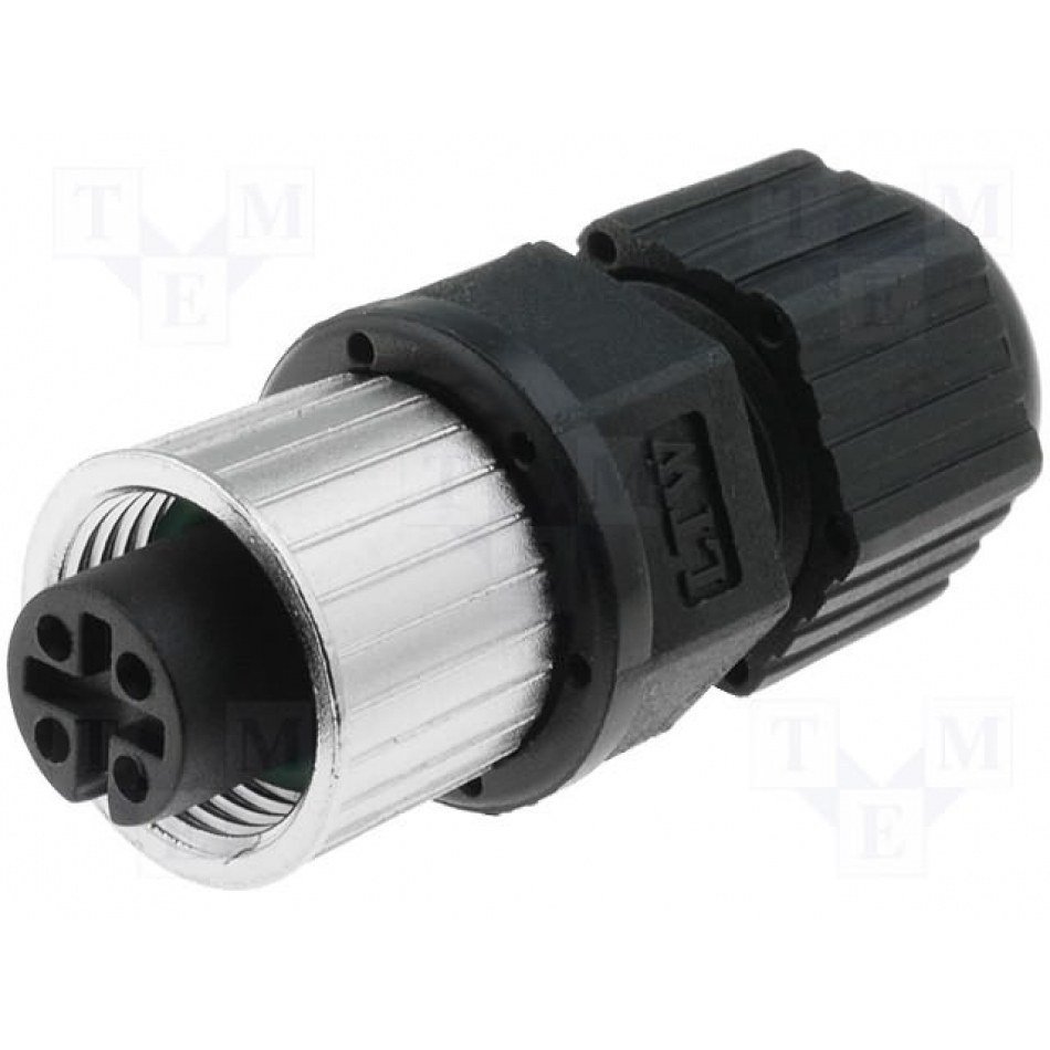 Conector M12 Hembra 4 pin recto Aereo AMPHENOL de OEM en Conectores dc Erson Tecnología