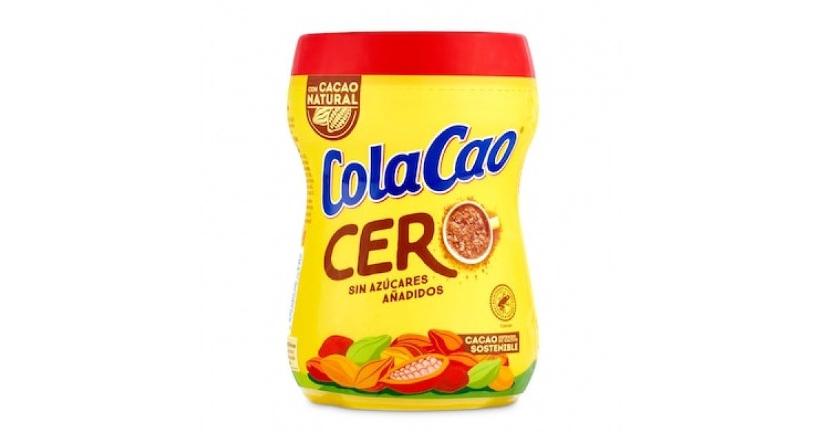 ColaCao Original Cero Azúcar 325Grs - Sabor Clásico sin Azúcar en ...