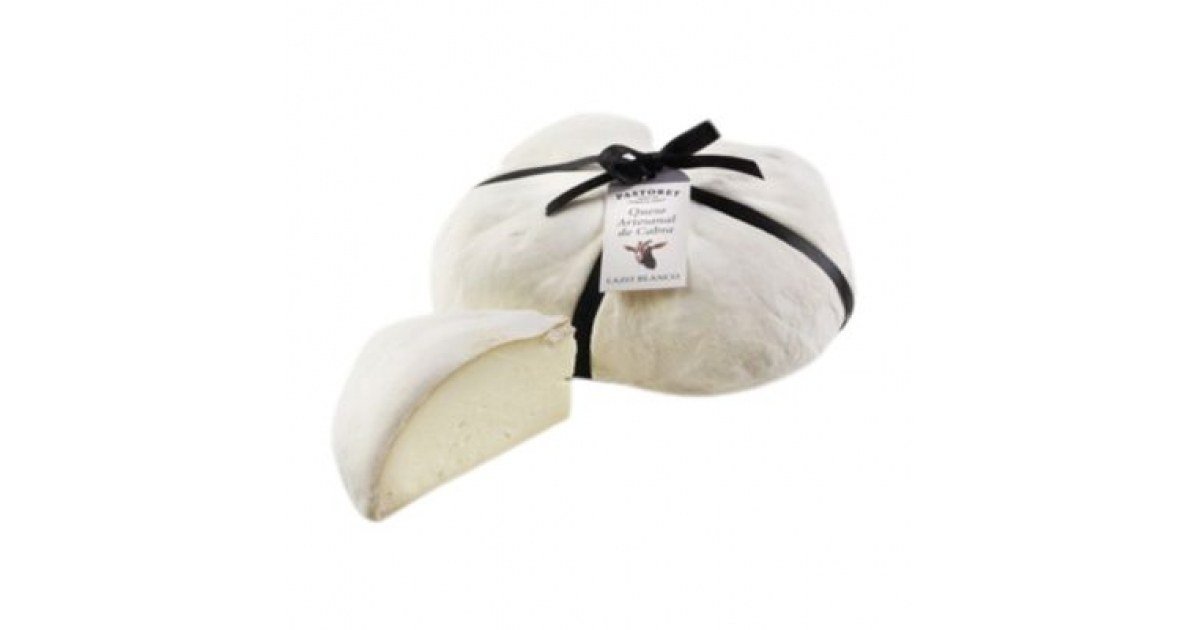 Queso Artesanal de Cabra Lazo Blanco 1kg Pastoret