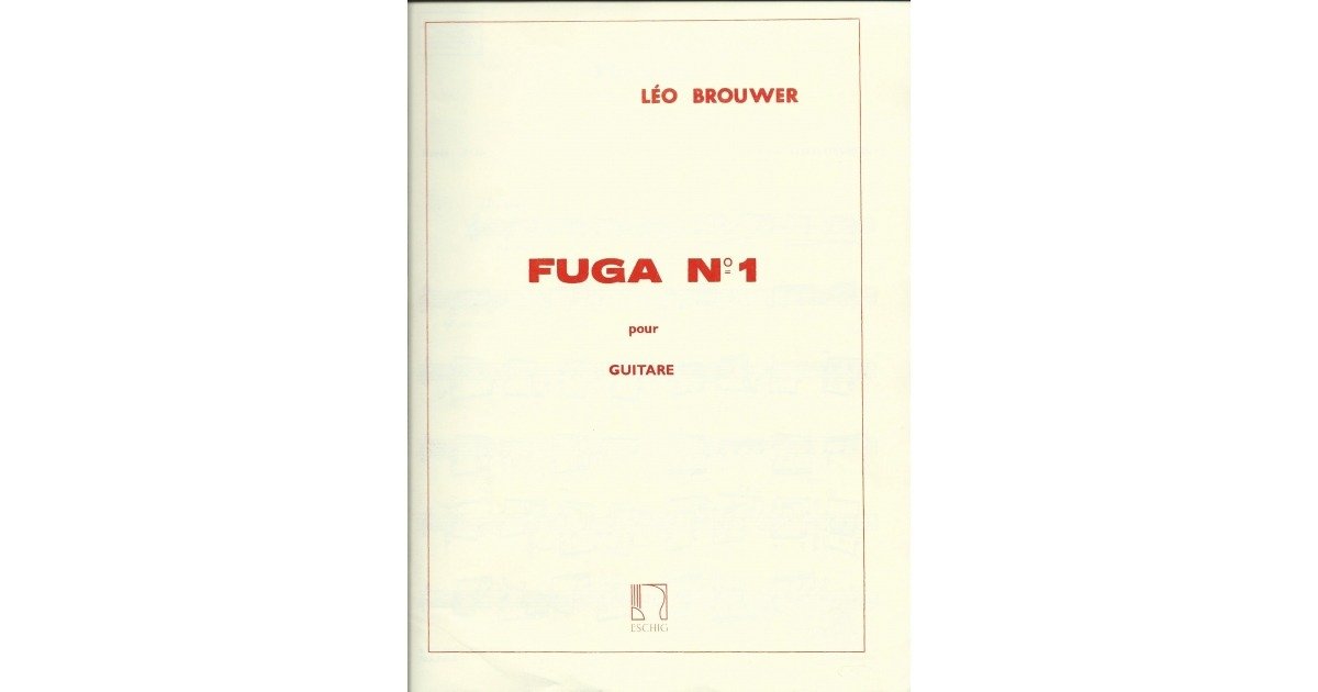 FUGA Nº1 in Partituras Guitarra Clasica Guitarras de Luthier