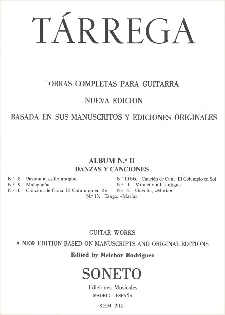 TARREGA Album N II