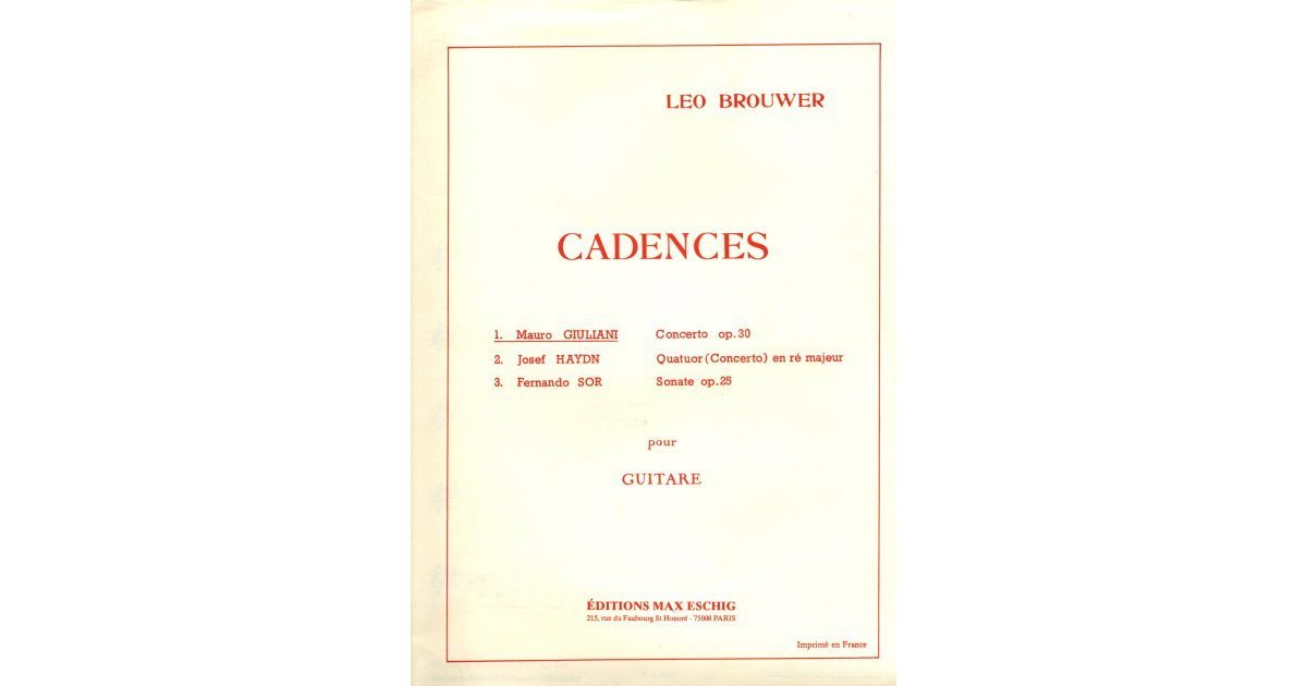 Cadences