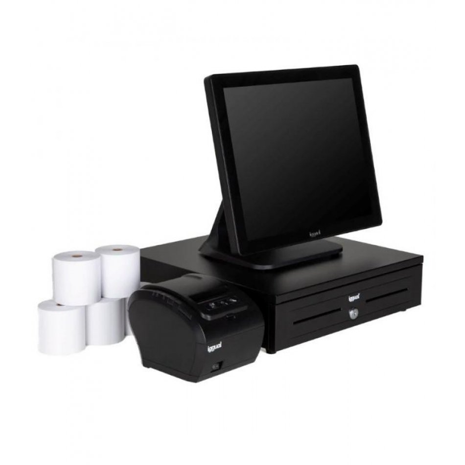 Pack completo TPV Iggual 15" AIO EASY 80 IRON-50 de Iggual en TPV´s y accesorios PauGest ...