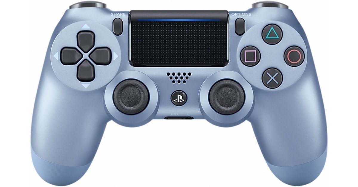 Mando PS4 Inalambrico Dualshock 4 V2 Azul Titanio Sony - Compra en ...