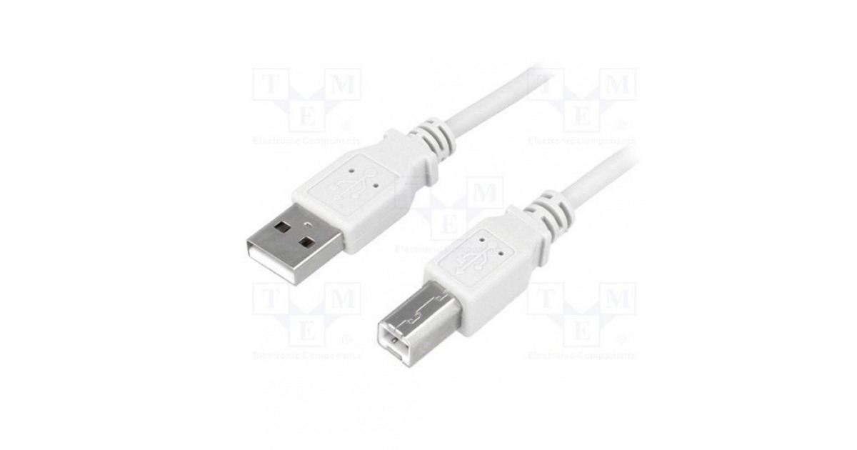 logilink cable usb 2.0 a usb-b (impresora) 3m blanco cu0008 de logilink ...