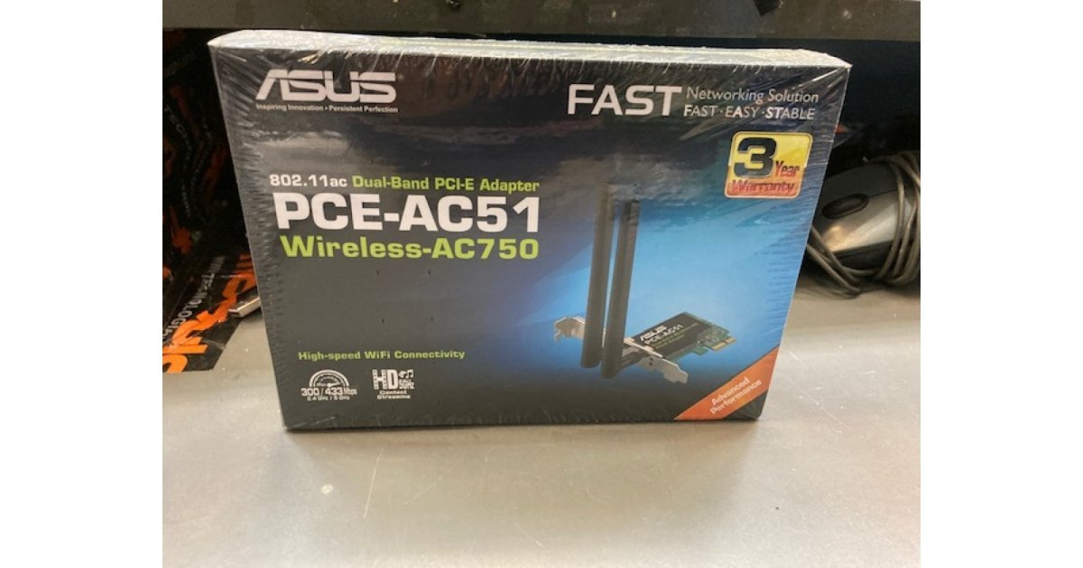 Tarjeta Wifi Asus PCE-AC51 en Modular Technology