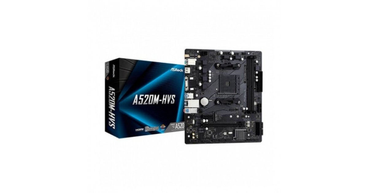 【Placa AsRock A520M-HVS】TIENDA INFORMATICA【MODULAR TECHNOLOGY】VENTA Y REPARACION DE PC´S ...