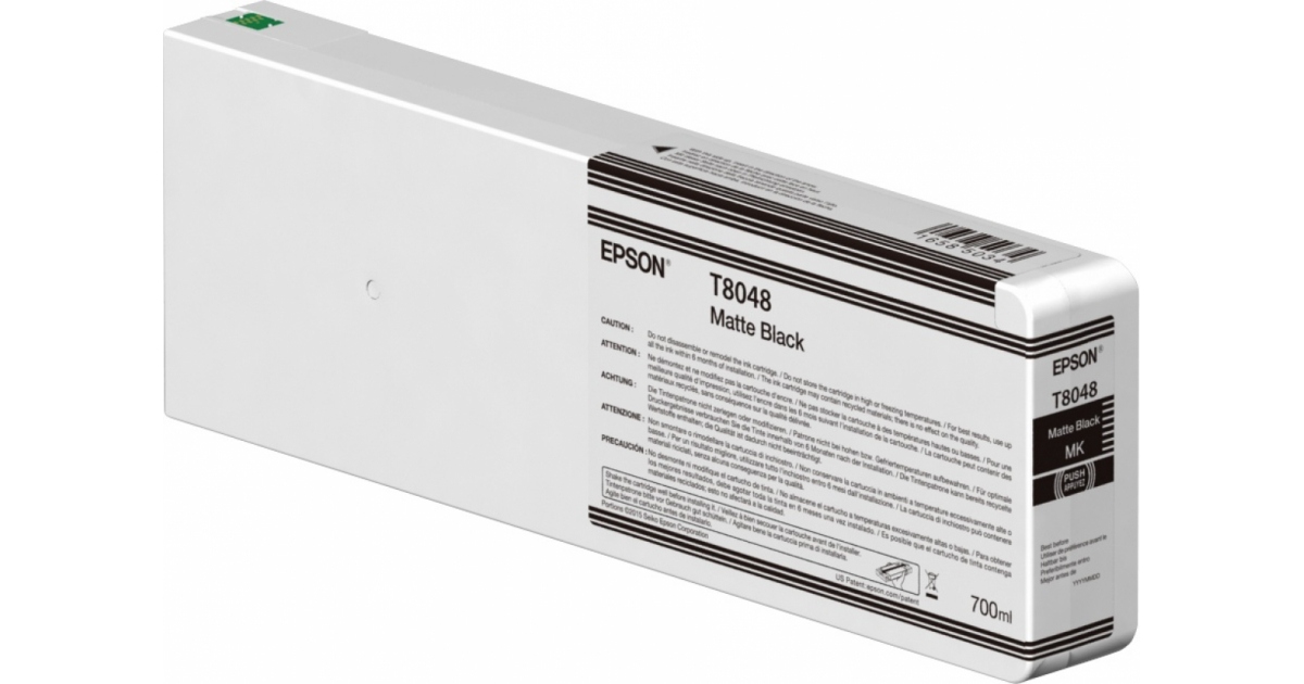 TINTA EPSON T50L ULTRACHROME XD3 700ML COLOR NEGRO MATE de EPSON…