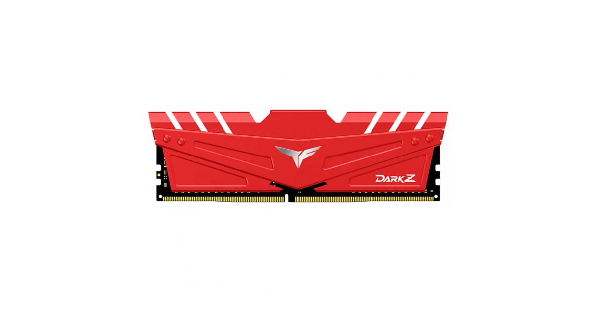 MEMORIA RAM TEAMGROUP T FORCE DARK Z 8GB DDR4 3200 MHZ DIMM RED…