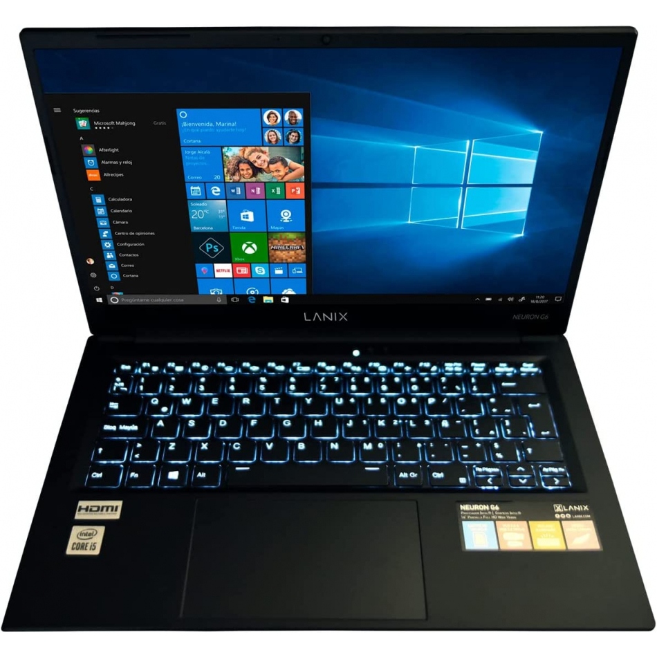 LAPTOP LANIX NEURON G6 14" CORE i5 10210U 512GB SSD, RAM 8GB…