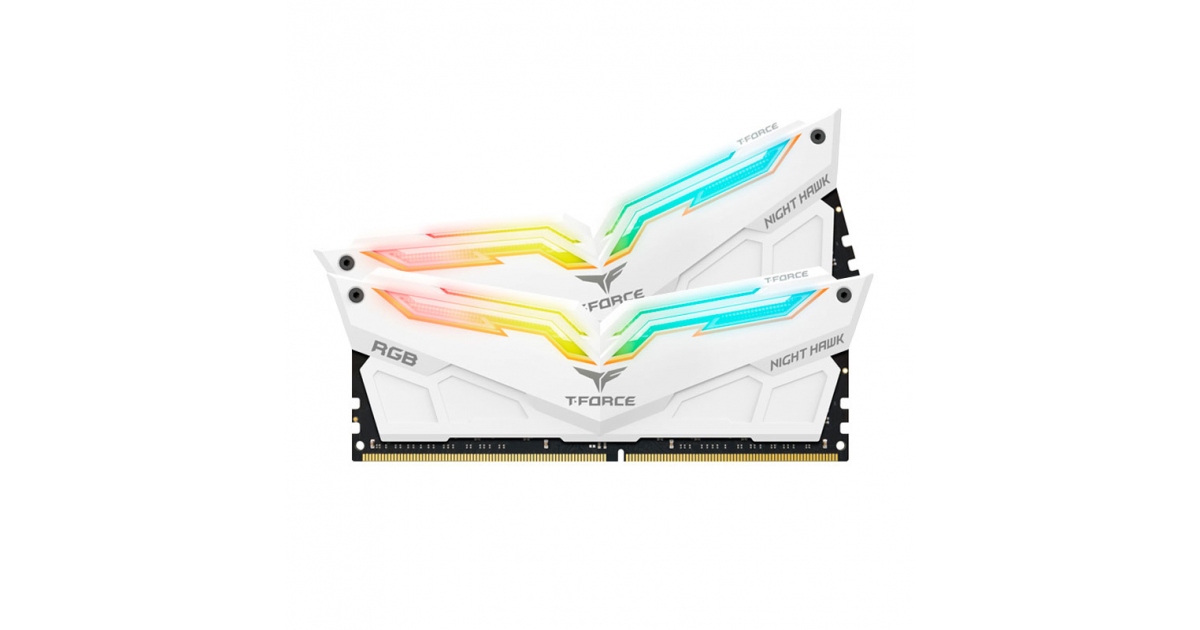 MEMORIA RAM DDR4 TEAMGROUP T FORCE NIGHT HAWK RGB 16GB 8GBx2 3200MHZ…