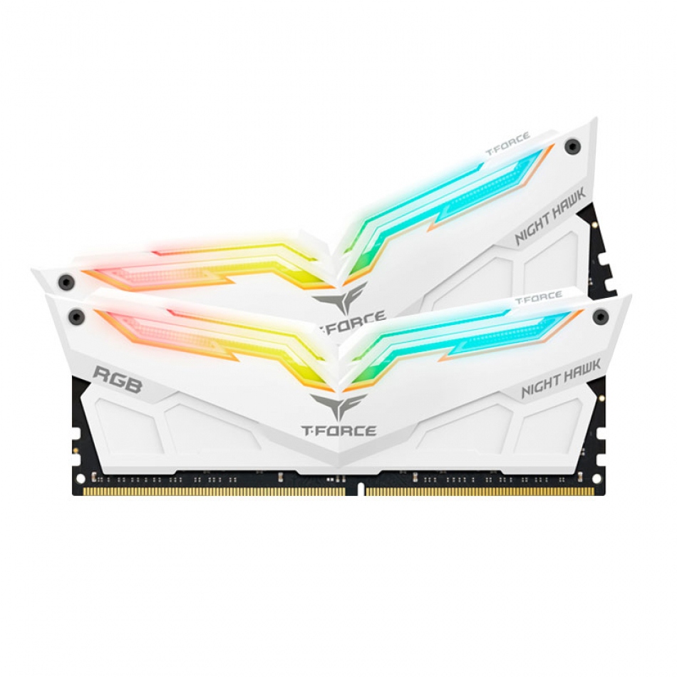 MEMORIA RAM DDR4 TEAMGROUP T FORCE NIGHT HAWK RGB 16GB 8GBx2 3200MHZ…