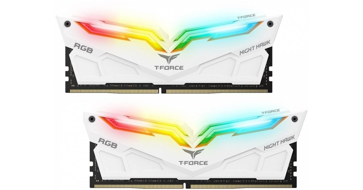 MEMORIA RAM TEAMGROUP T FORCE NIGHT HAWK RGB 32GB DDR4 3200 MHZ…