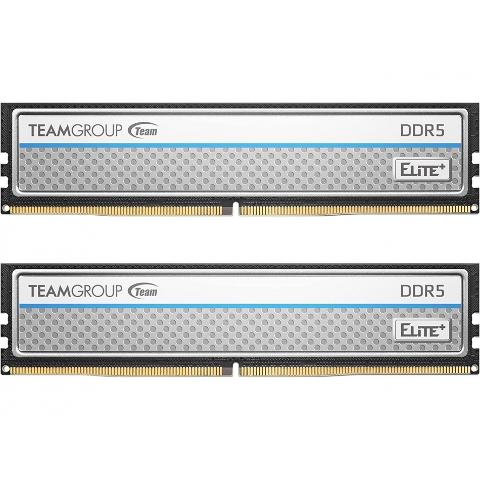 KIT MEMORIA RAM DIMM TEAMGROUP ELITE PLUS 32GB 16X2 DDR5 5200 MHZ…