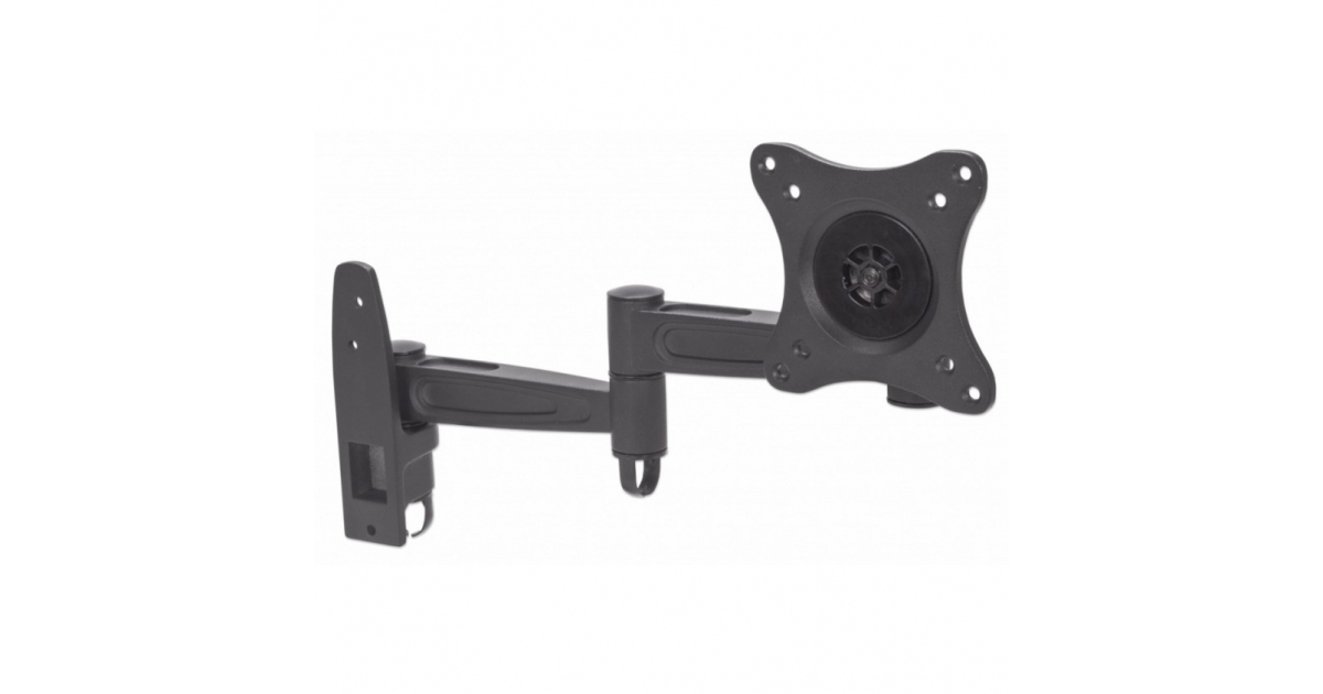MANHATTAN BRAZO DE PARED PARA MONITOR 13'', HASTA 15KG, NEGRO 423670…