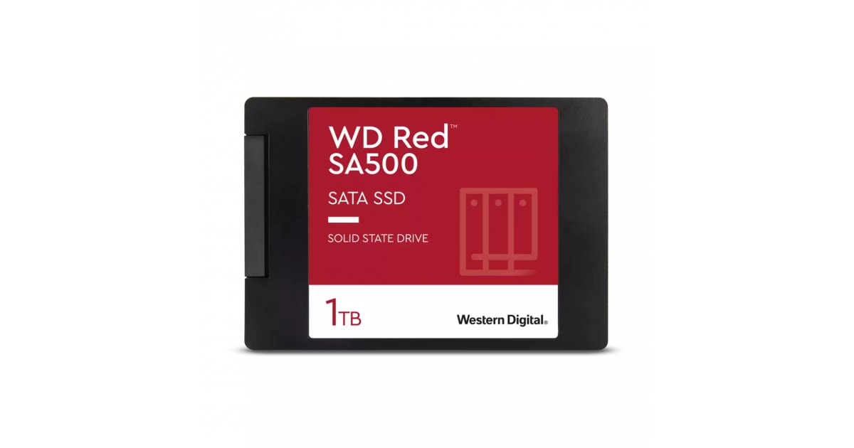 UNIDAD SSD WD 1 TB 2.5" WDS100T1R0A RED SA500 SATA lll de…