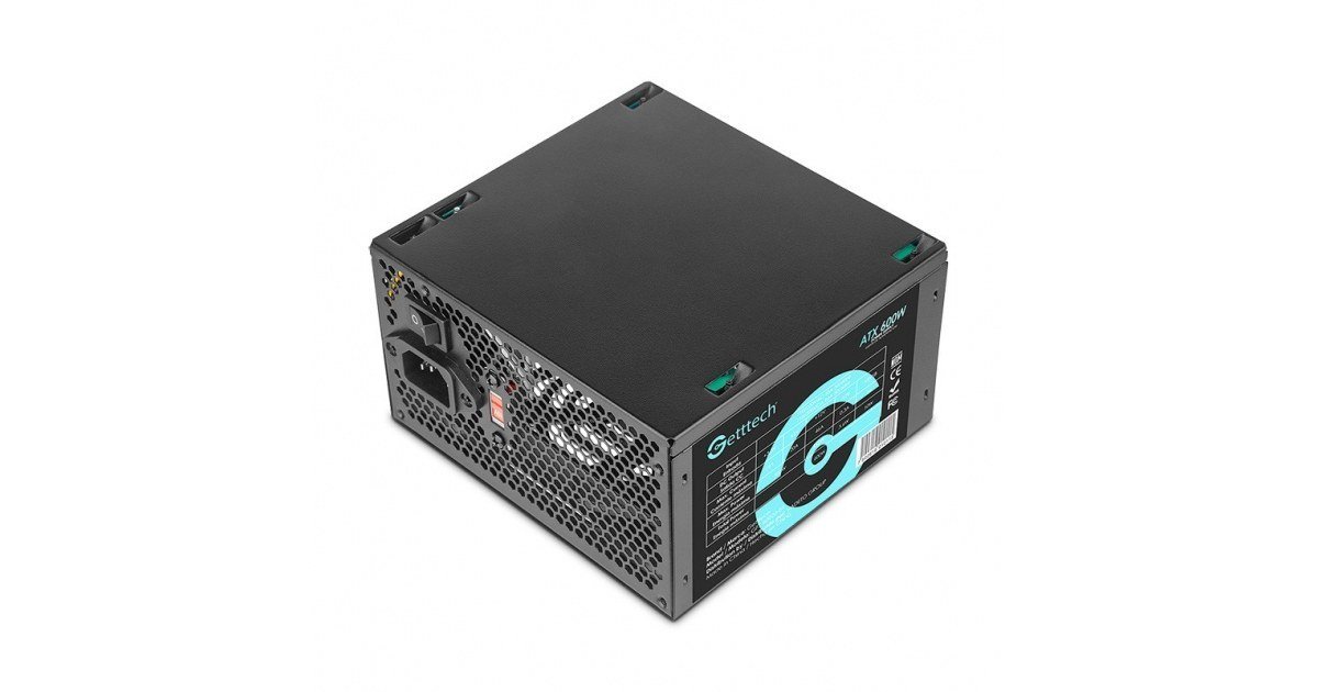 FUENTE DE PODER GETTTECH GFS-60020-01 600W ATX 12V 2.0 CAB CORR…