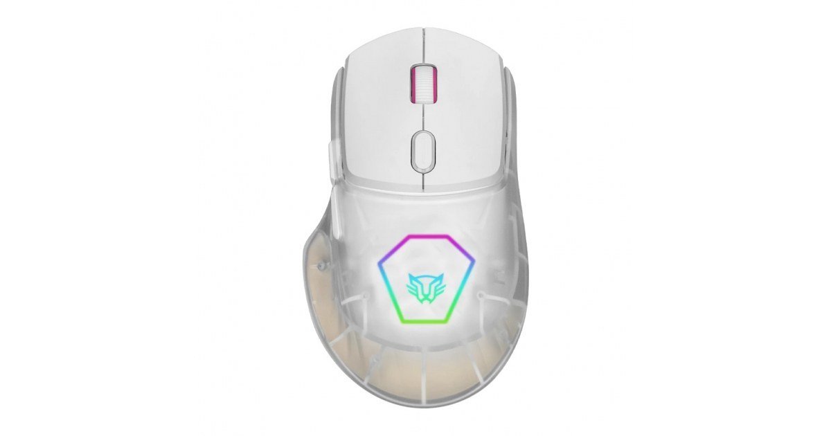 MOUSE GAMER BALAM RUSH SPEEDER MATCH MG959 12800 DPI RGB BLANCO…