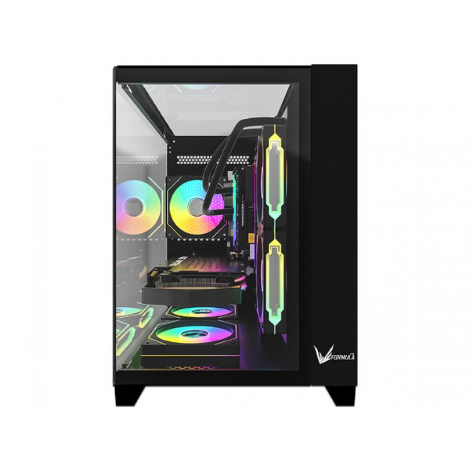 GABINETE GAMER FORMULA CRYSTAL Z9M FLOE, MID-TOWER, MICRO-ATX,…