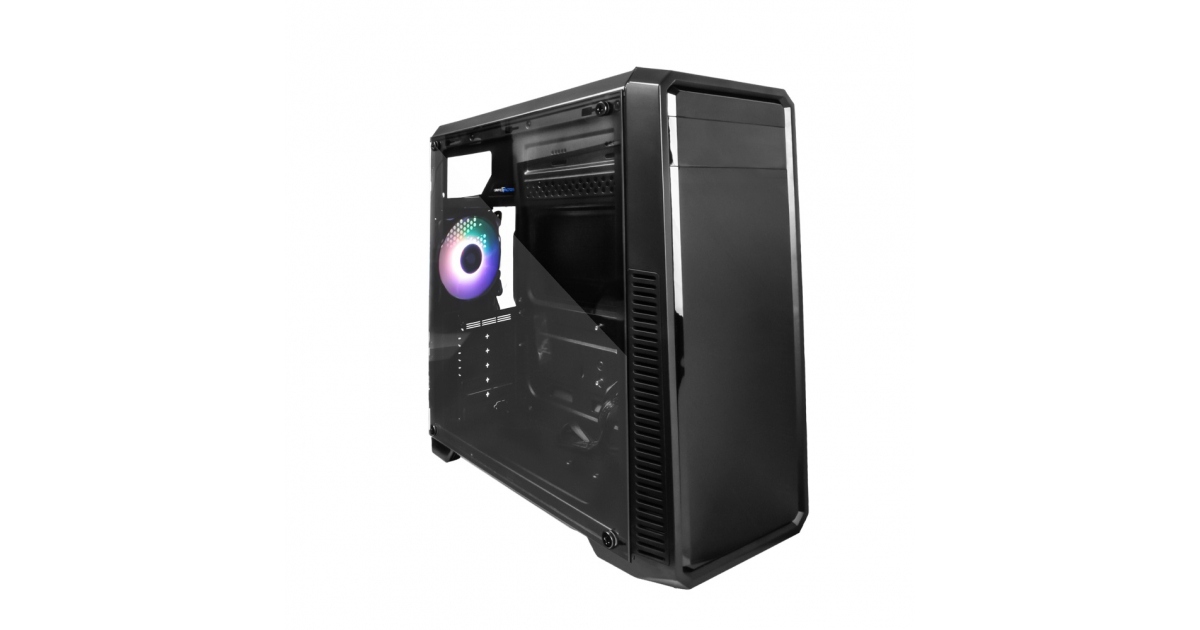 GABINETE GAME FACTOR CSG300 CON VENTANA RGB, ATXMICRO ATXMINI-ITX,…