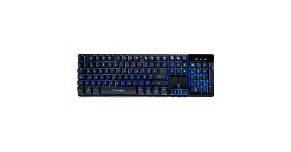 TECLADO VORAGO KB-502, ALÁMBRICO, USB, NEGRO (ESPAÑOL) de VORAGO…