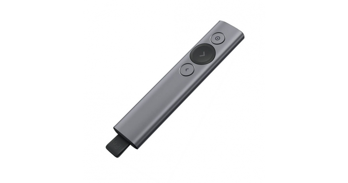 LOGITECH SPOTLIGHT APUNTADOR INALÁMBRICOS BLUETOOTH GRIS de LOGITECH…