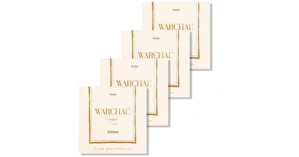 Set Violin String Warchal Amber